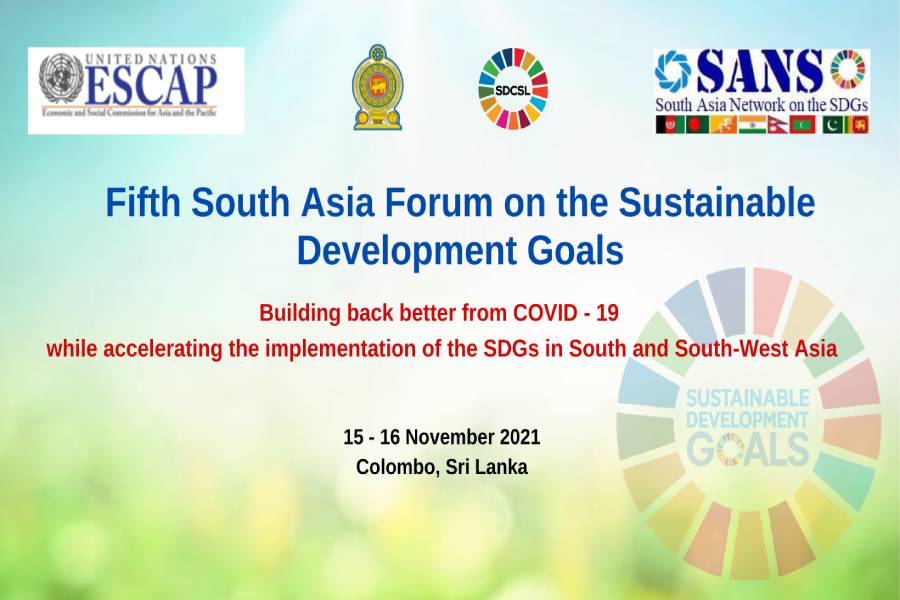 Sri Lanka To Co Host The Fifth South Asia Forum On The Sustainable